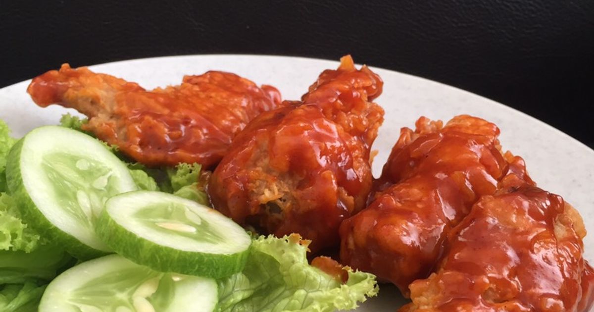 Resep Wings Chicken Saos Barbeque oleh Yulia Helsi - Cookpad
