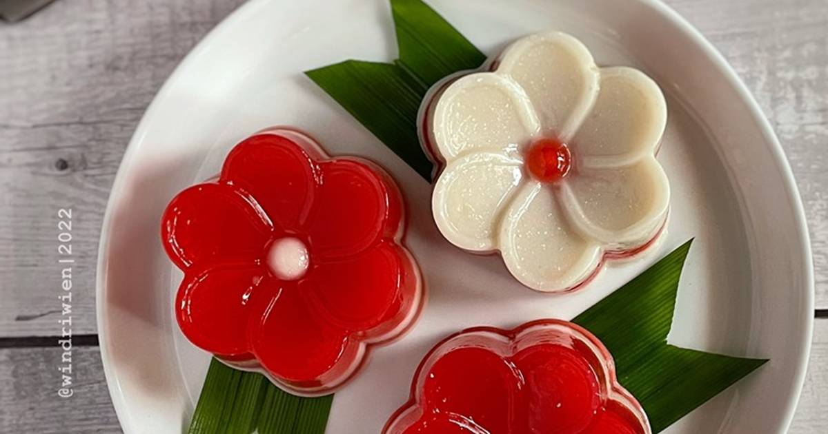 Resep Lapis Sagu Bunga oleh Windri Aries - Cookpad