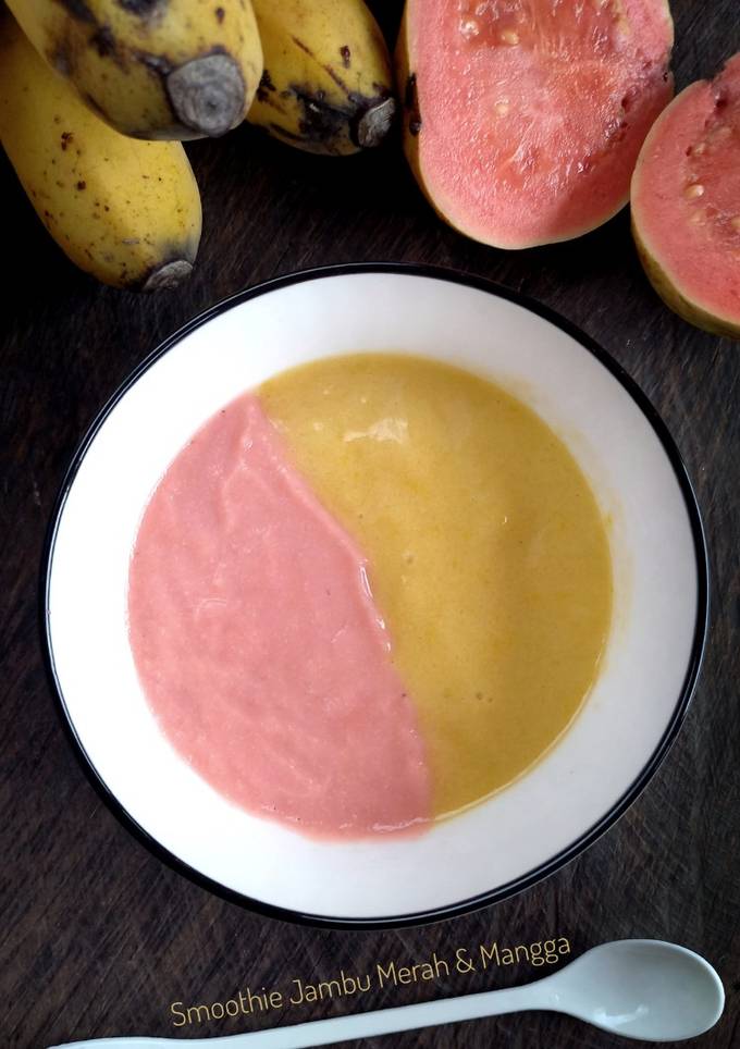 Resep Smoothies : Jambu Merah Pisang Mangga oleh Binti Sae - Cookpad