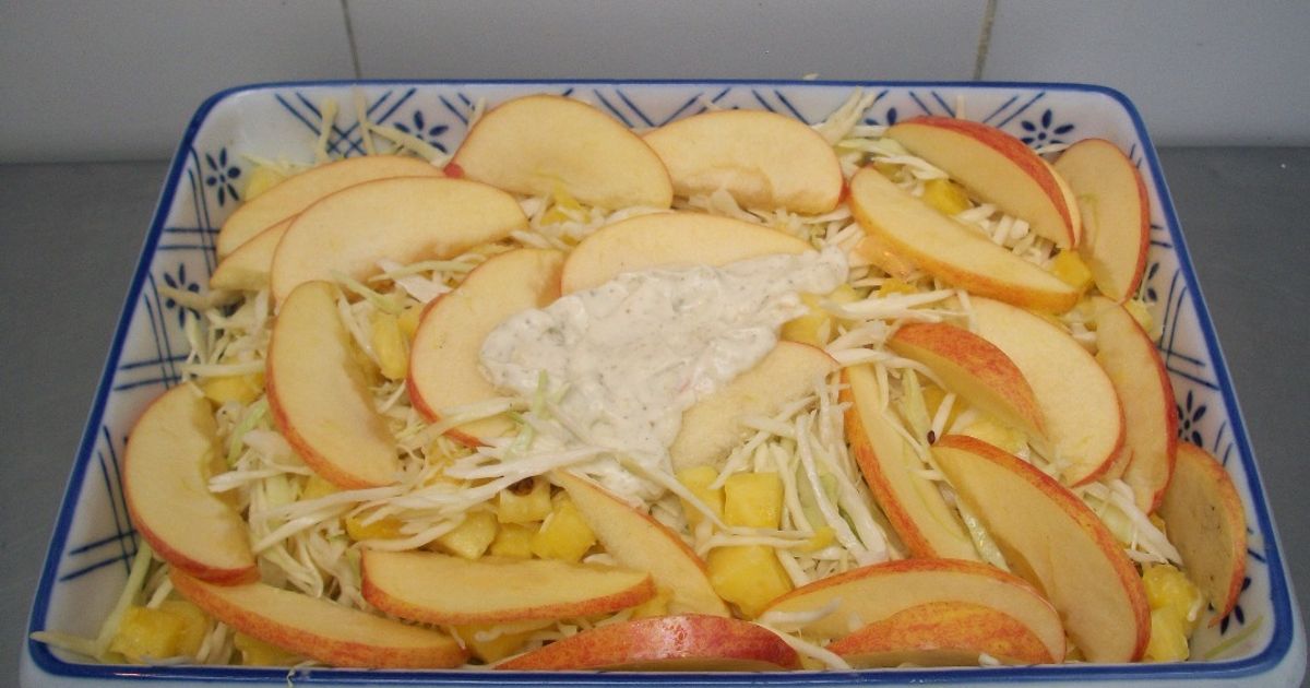 Ensalada De Repollo Con Piña Y Manzana Receta de claudias10- Cookpad