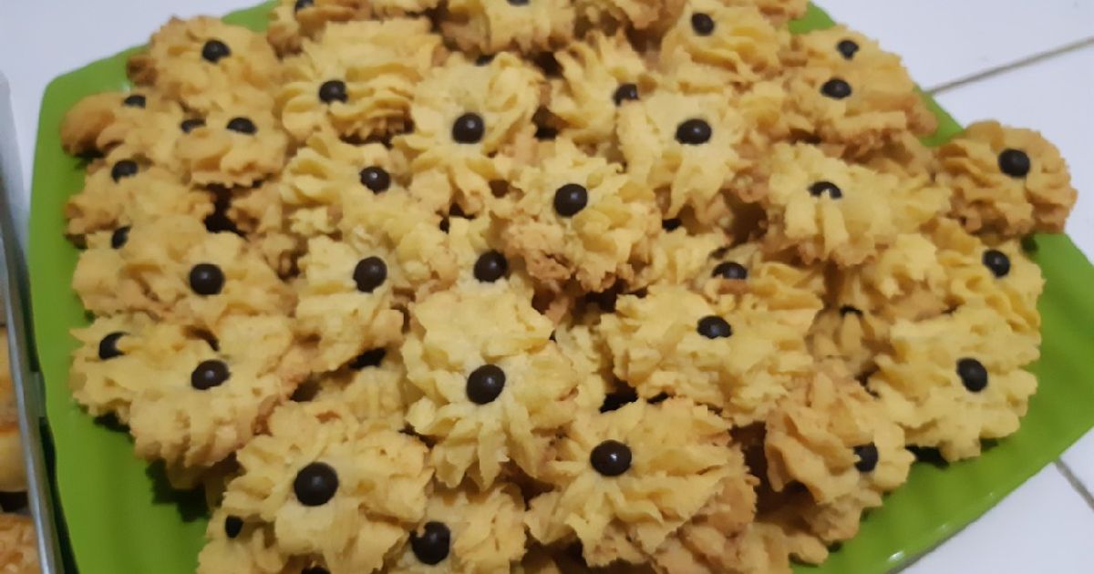 Resep Kue Semprit Mawar Keju oleh Dapur AISYAH - Cookpad