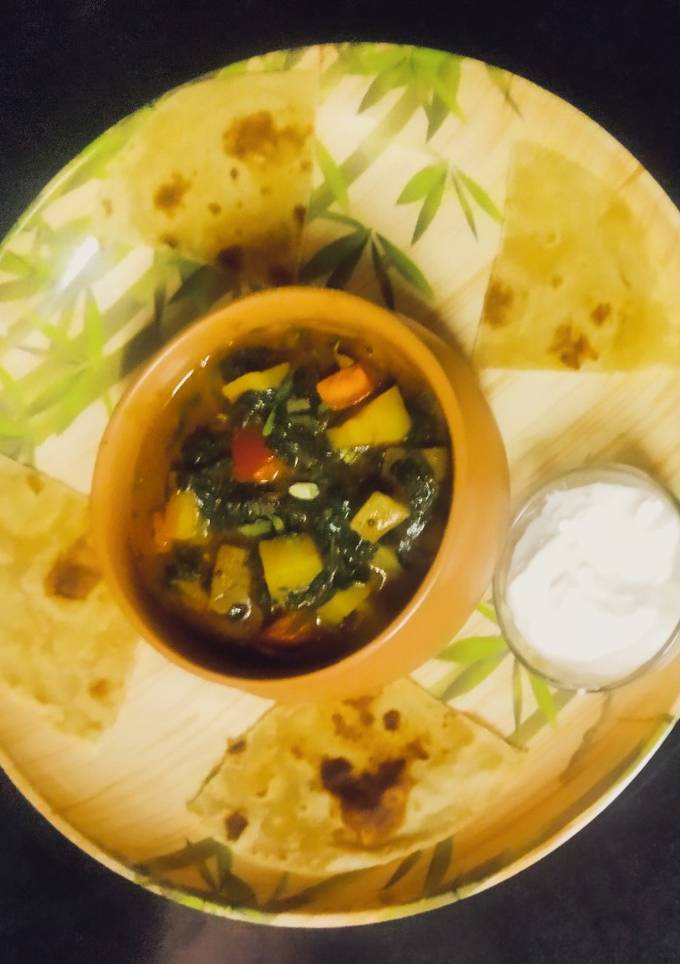 Methi Potato Subji Recipe by Nutan Shah - Cookpad