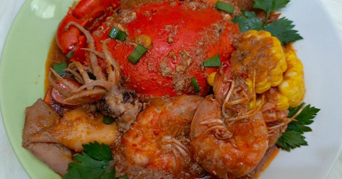 Resep Mix Seafood Saus Padang Favorit Keluarga 🦀🦑🦐 oleh Visda Ummu2H ...