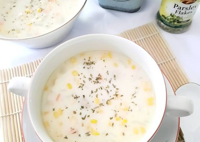 Resep Sup Cream Jagung 🌽 oleh Yuniz🌻 - Cookpad