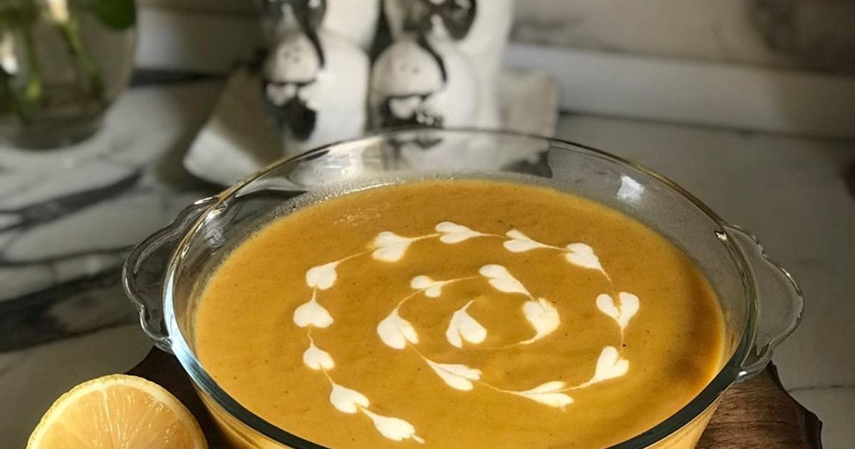 طرز تهیه سوپ کدو حلوایی ساده و خوشمزه توسط پریساparisa - کوکپد