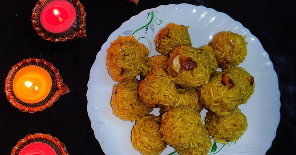Sev Ladoo Recipe by Anjali Behera - Cookpad
