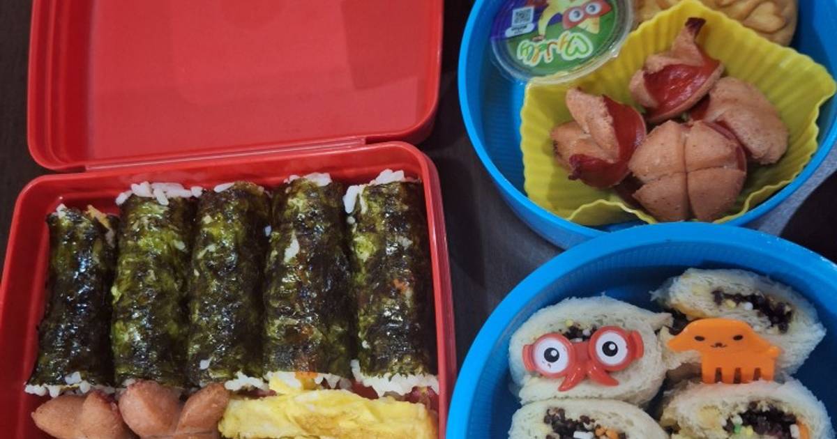 Resep Bento Anak Sekolah oleh Vina Fauzia - Cookpad
