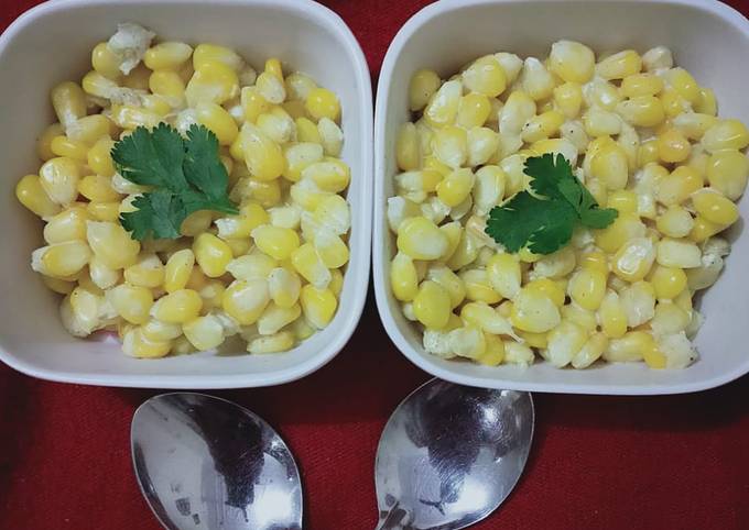 Sweet corn Recipe by Payal - Cookpad