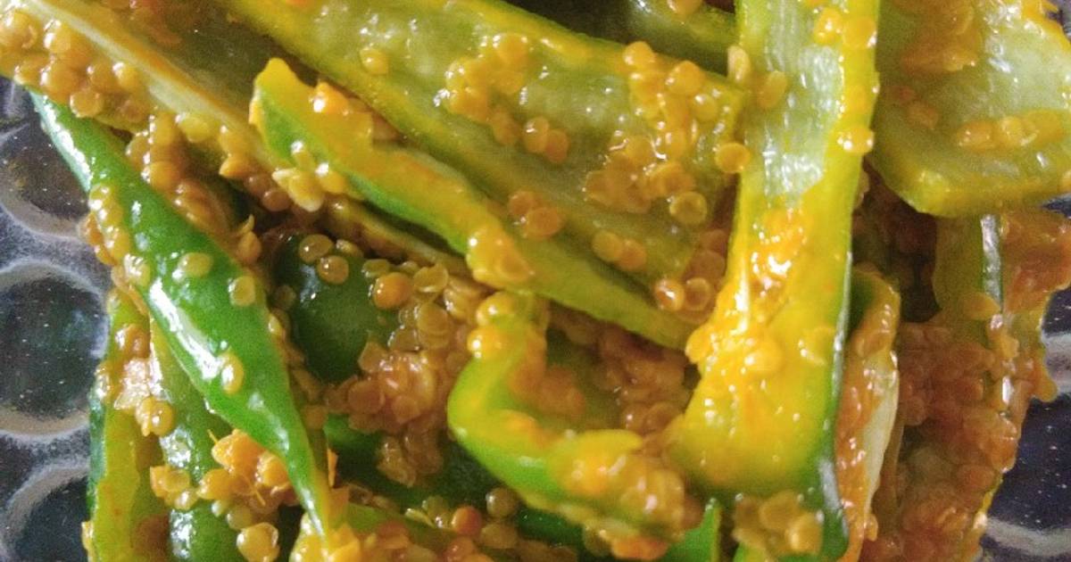 Bhavana Pomal દ્વારા રેસીપી રાયતા મરચાં (Raita Marcha Recipe In ...