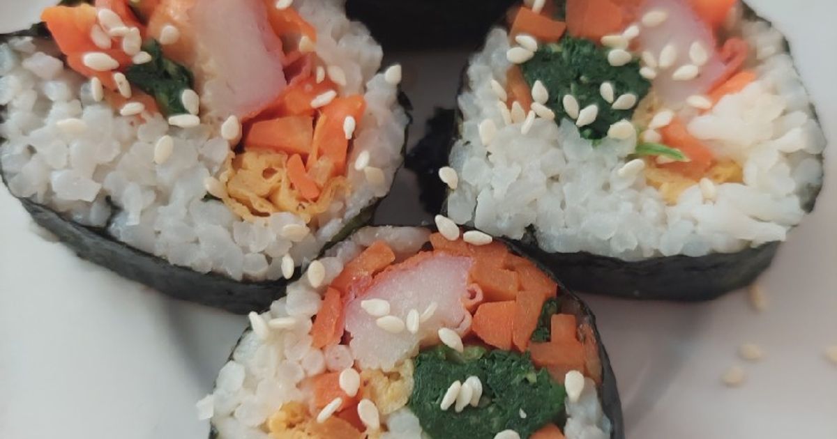 Resep Kimbab/ Sushi oleh Dian Mavizsof - Cookpad