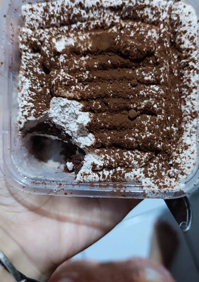 Resep Dessert Box Coklat Susu No Oven oleh Yola - Cookpad