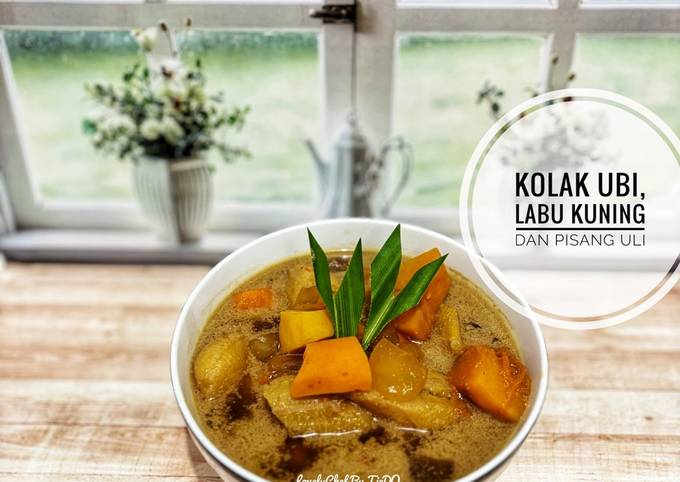 Resep Kolak Ubi, Labu Kuning dan Pisang Uli oleh Lovelychef By TieDQ ...
