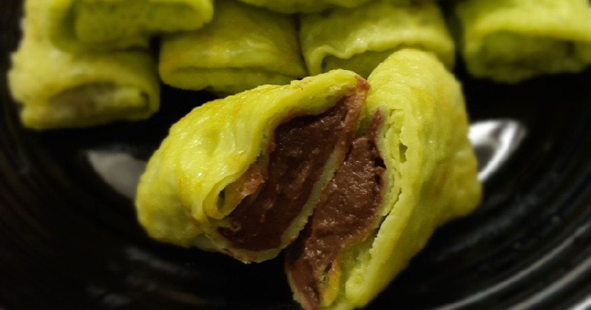 Resep Dadar Gulung Isi Fla Coklat. (Beserta Tips Kulit Bopeng Cantik ...