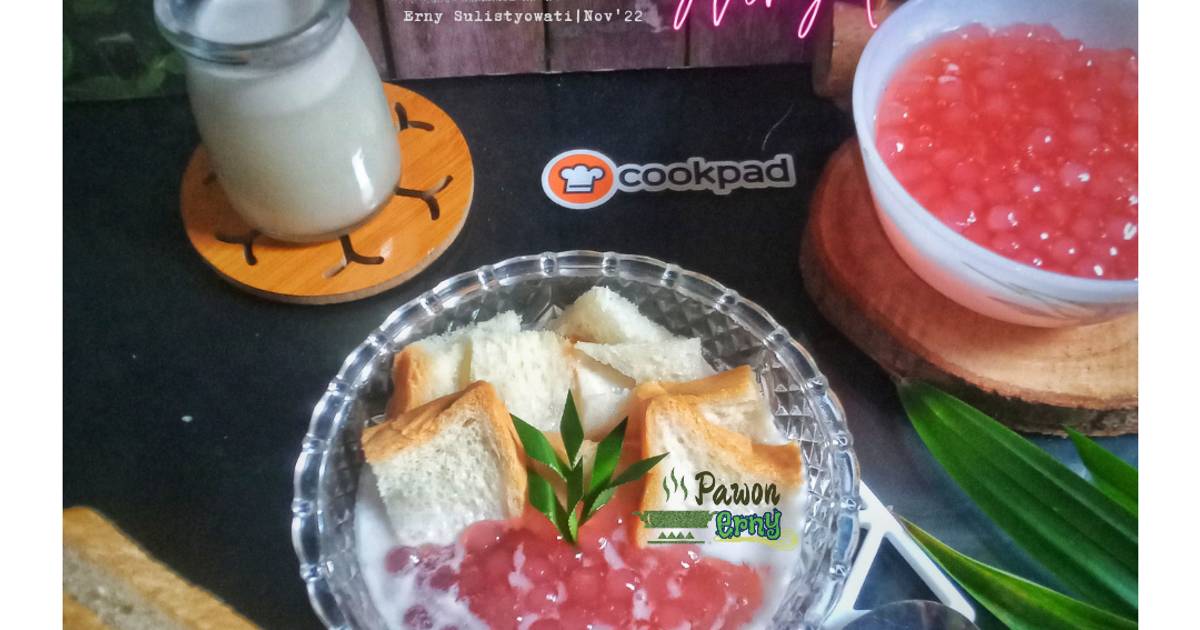 Resep Wedang Roti Mutiara Hangat oleh Erny Sulistyowati (Pawon Erny ...