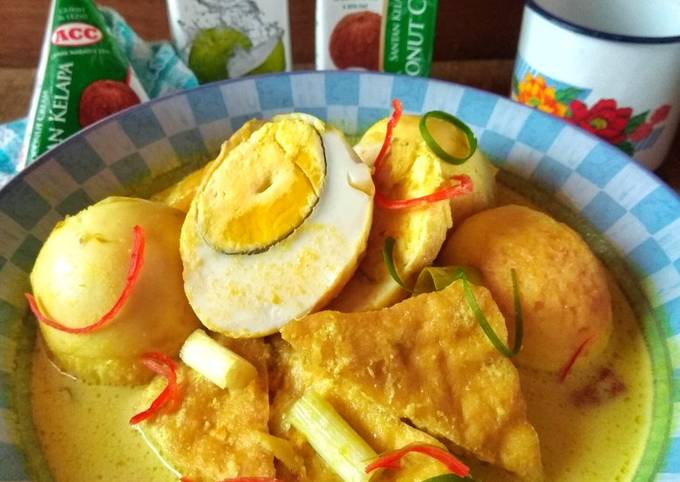 Resep Gulai Kuning Telur dan Tahu oleh Dish by Ifah - Cookpad