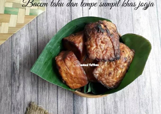 Resep Bacem tahu dan tempe sumpil khas jogja oleh Mama fathan - Cookpad