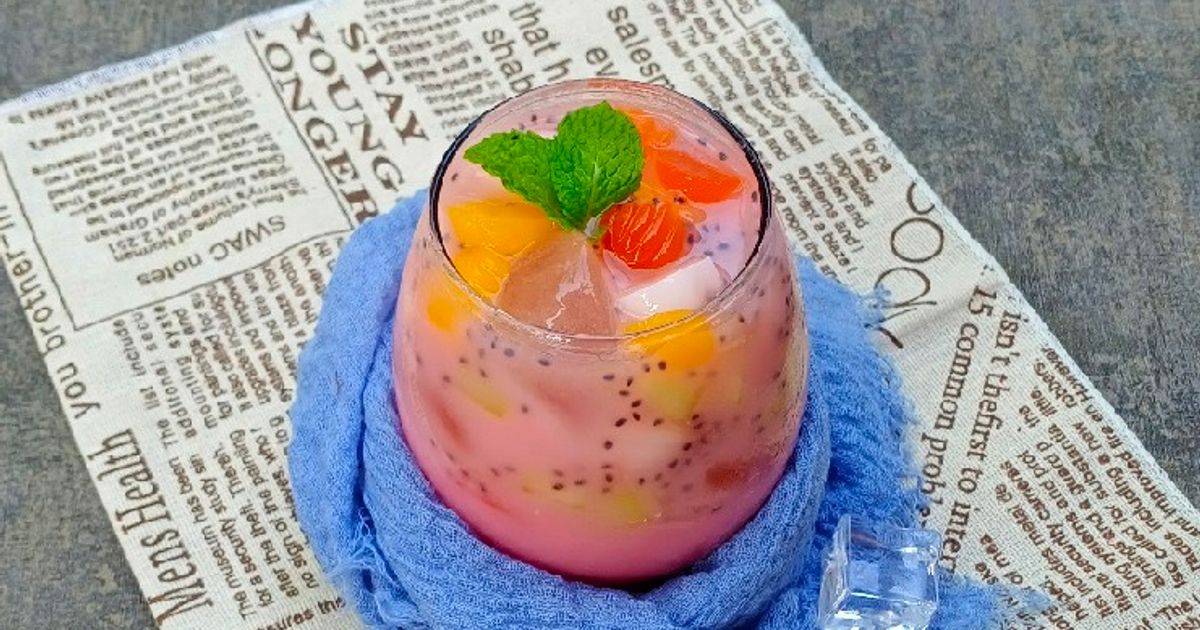 Resep Sup Buah Jelly Selasih oleh Winda`s Kitchen - Cookpad