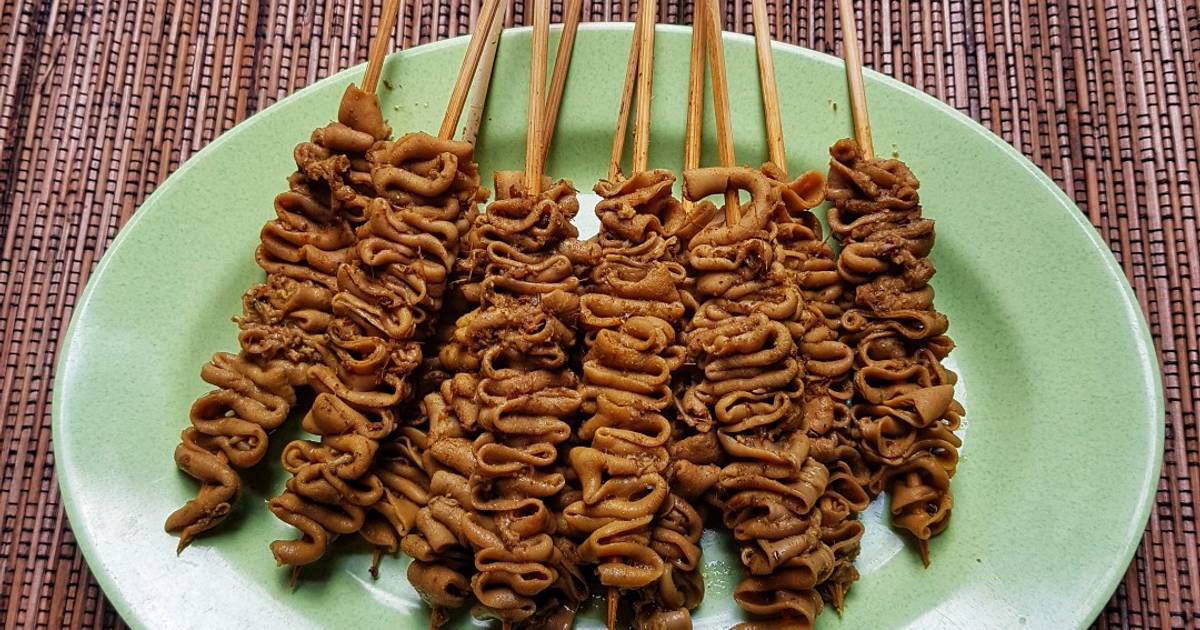 Resep Sate Usus Bumbu Praktis oleh Eliya - Cookpad