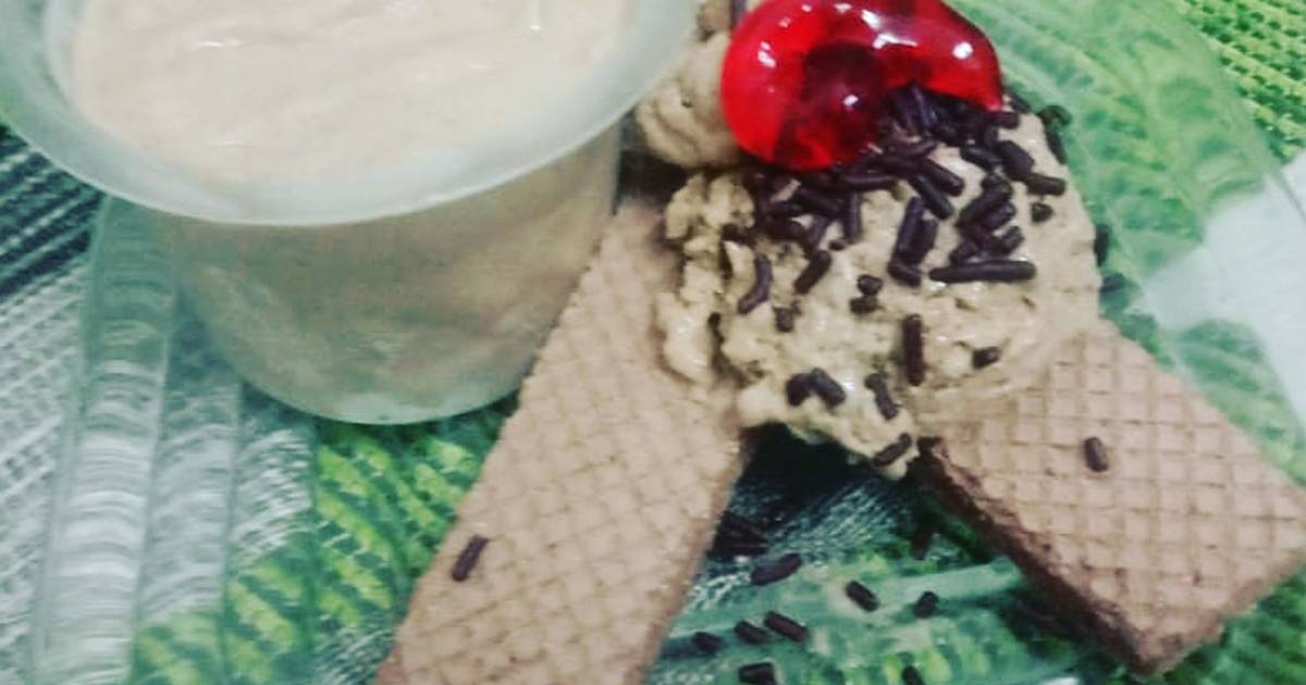 Resep Es cream chocokat (coklat alpukat) oleh Armeydia Kitchen - Cookpad