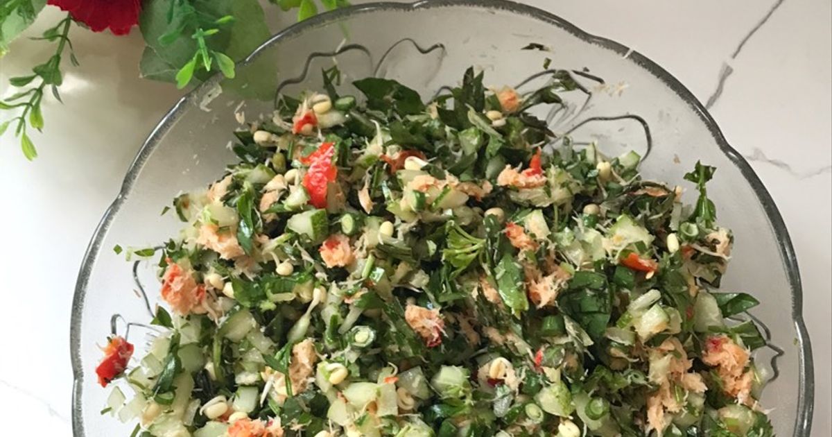 Resep Trancam Kemangi Timun Taoge oleh Aunty Jamila77 - Cookpad