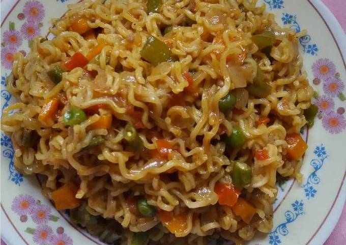 Vegetable aata maggi Recipe by Vanika Agrawal - Cookpad