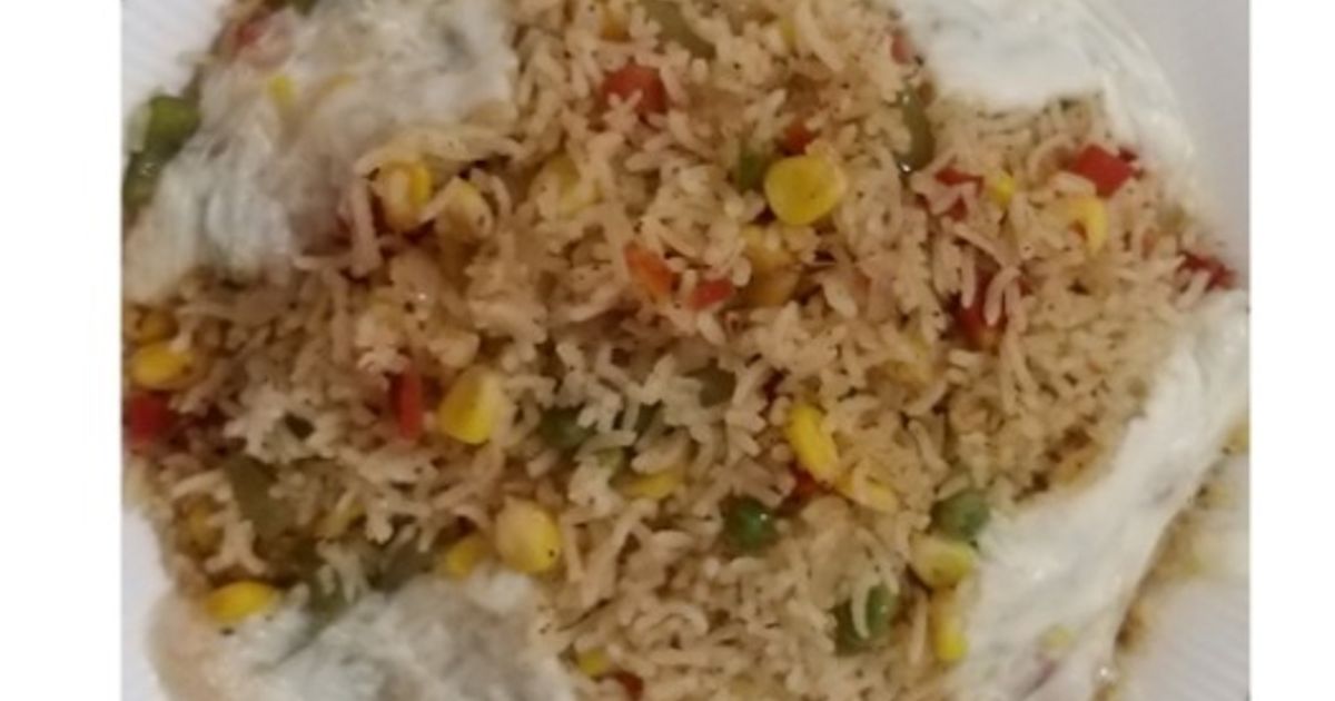 Corn And Cheesy Maxican Rice Recipe by Shikhaagrawal Gupta - Cookpad