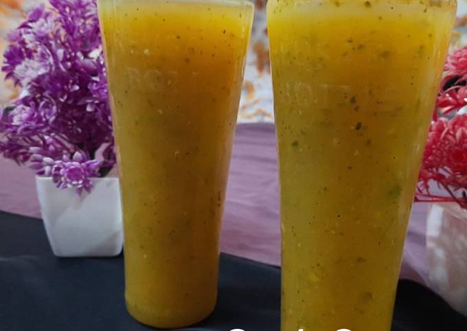 Raw Mango Sharbat Recipe by ZMA - Cookpad