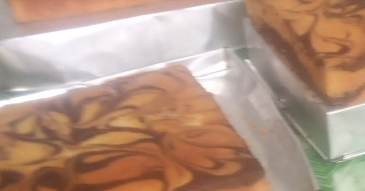 Resep Bolu Marmer Labu Kuning oleh Mahya Cake & Cookies - Cookpad