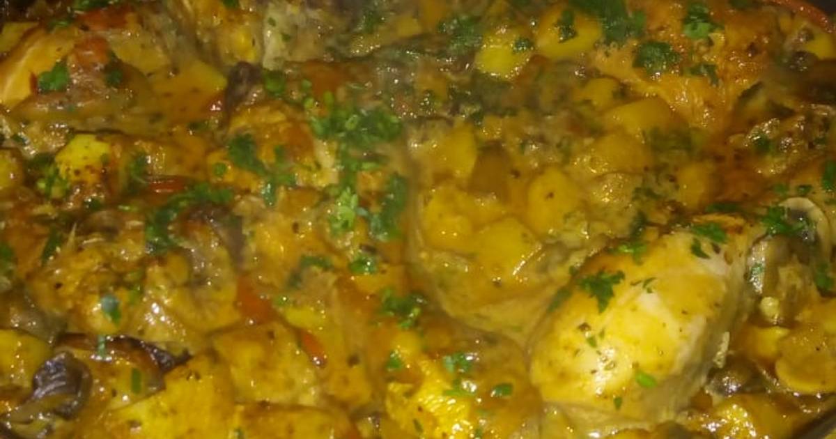 Pollo al disco! Receta de Elii Tempo- Cookpad