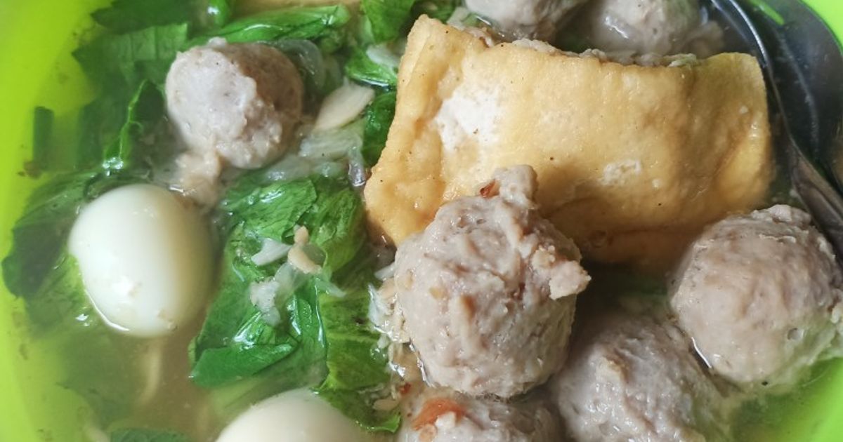 Resep Bakso Sapi Kenyal oleh Dapur ngebul_ayu - Cookpad