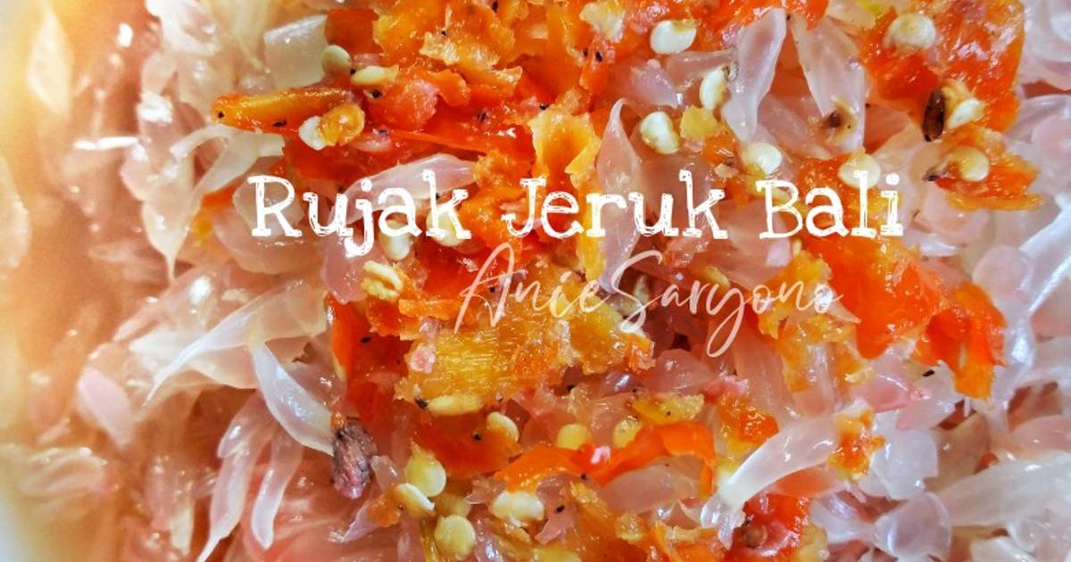 Resep Rujak Jeruk Bali oleh aniesaryono - Cookpad