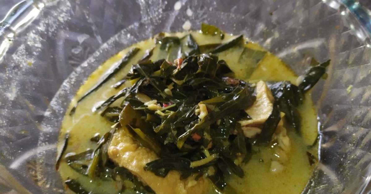 Resep Gulai daun singkong oleh Saluna Mahira - Cookpad