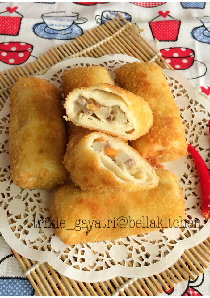 Resep Risoles Ragut Ayam/Sapi oleh Trixie Gayatri - Cookpad