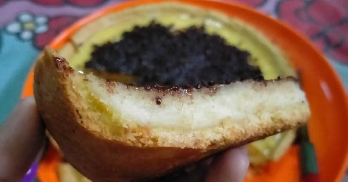 Resep Pay Susu Teplon Toping Meses oleh Irma Pane01 - Cookpad