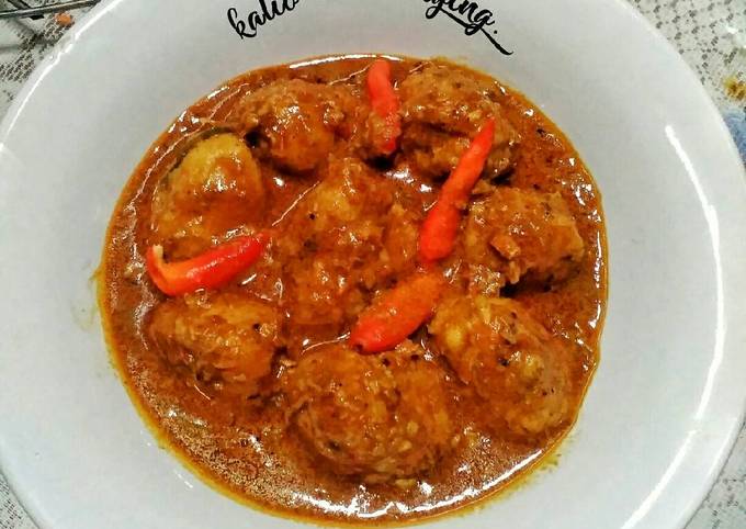 Resep Kalio bola daging oleh Aura Riza - Cookpad