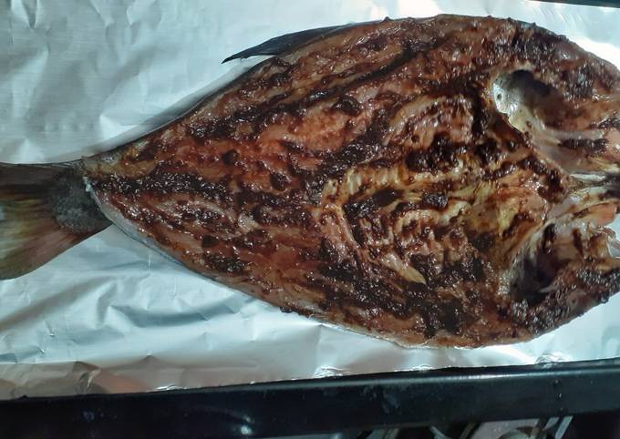 ماهی کبابی در فر😍😋 دستور توسط مامان یونس کوکپد