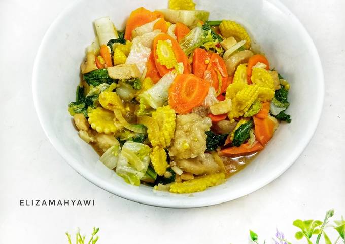 Resep Capcay kuah ala Solaria oleh Eliza Mahyawi - Cookpad