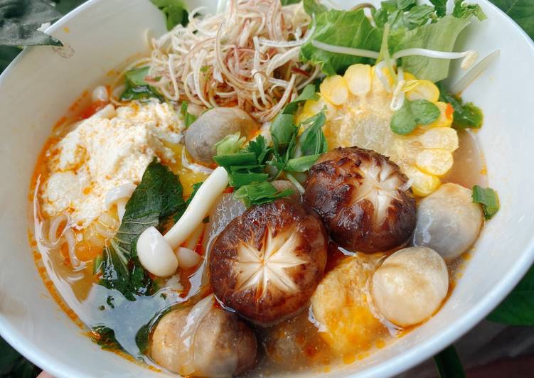 Cách Làm Món Bún riêu chay của Chi Nguyen - Cookpad