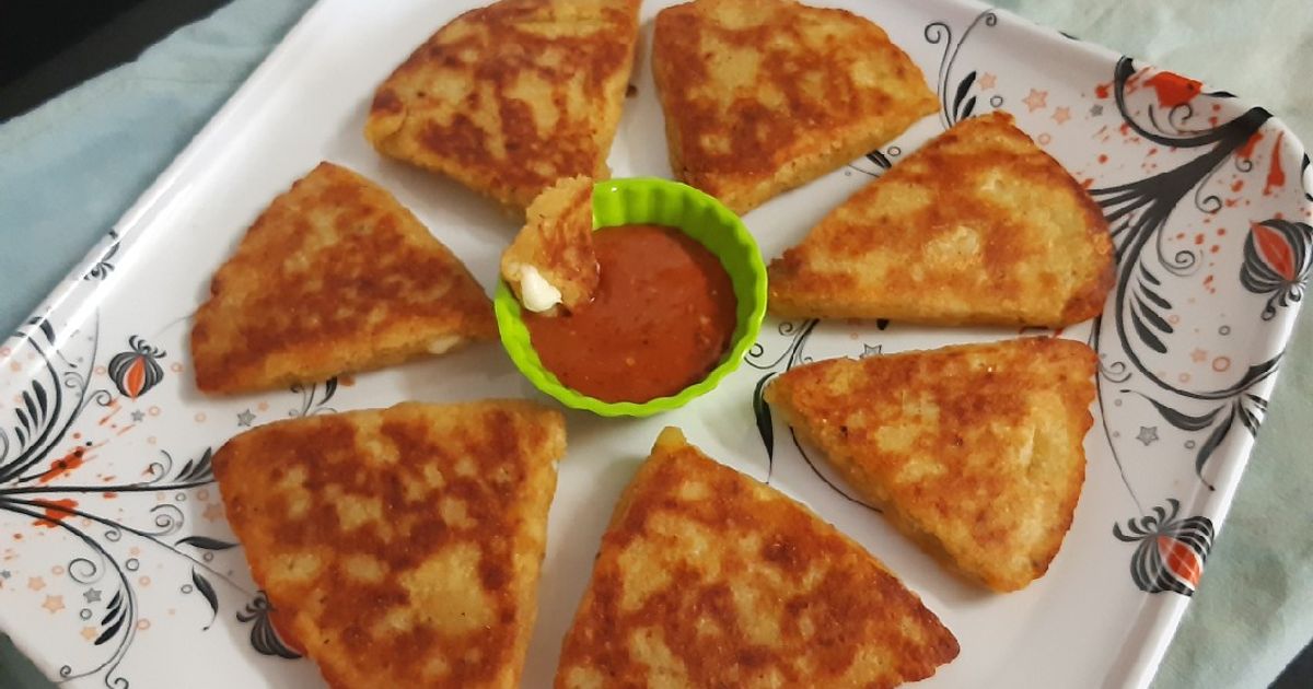 Harita Mendha દ્વારા રેસીપી ચીઝી પોટેટો બ્રેડ (Cheesy Potato Bread ...