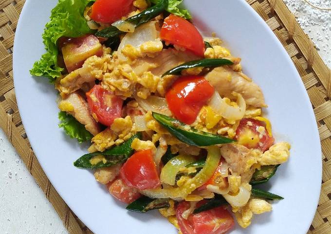 Resep Tumis Mayo Telur dan Tomat oleh Saomi Mayhai - Cookpad
