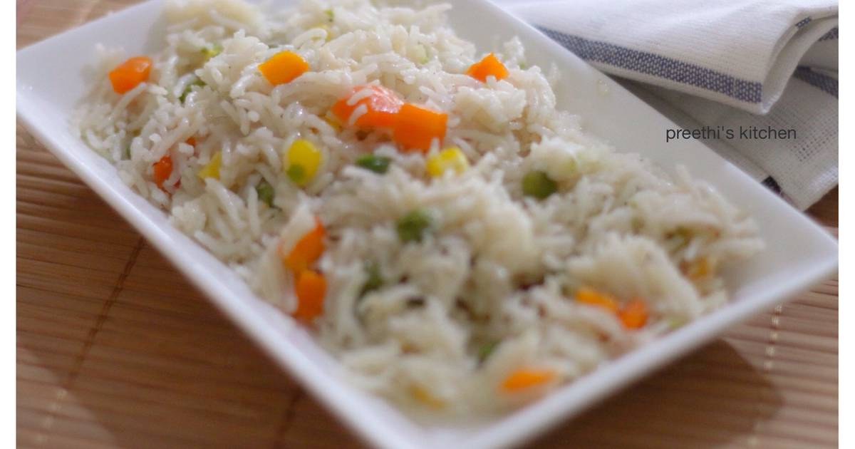 Vegetable pulav Recipe by Preethi Mohan - Cookpad