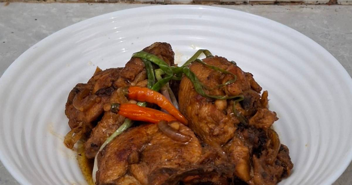 Resep Ayam Kecap Saos Inggris oleh Defi Adriyani - Cookpad