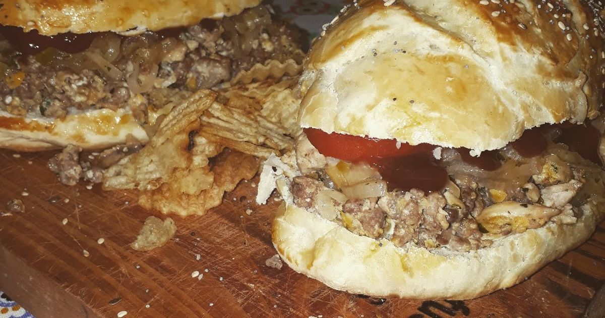 Sándwich Bbq Con Pan Francés Receta de Elias Cavoo- Cookpad