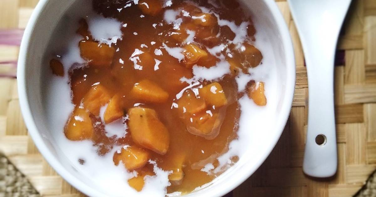 153 resep bubur ubi orange enak dan mudah - Cookpad