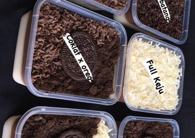 Resep Puding milk vla chocolate oleh Indah - Cookpad
