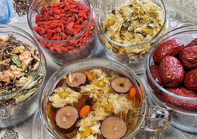 Cách Làm Món Trà bông cúc táo đỏ kỷ tử của Hien Thanh - Cookpad