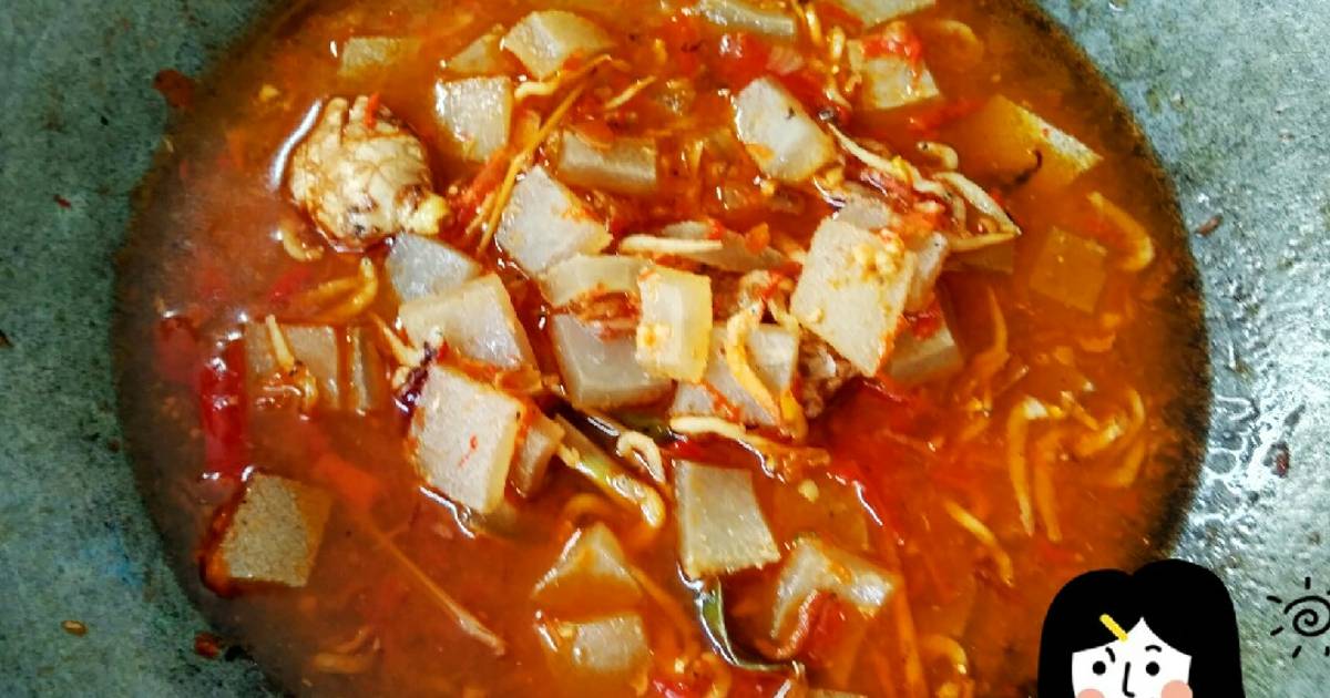 Resep Kikil, ikan teri kuah seblak pedas oleh dewi_razanah - Cookpad