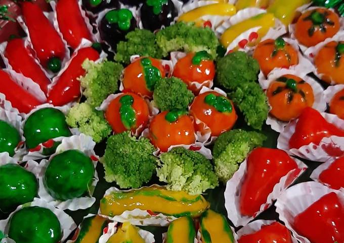 Resep Kue Buah Mini Thailand(Thai Kanom Luk Chup) Dapur Ayu oleh Atick ...