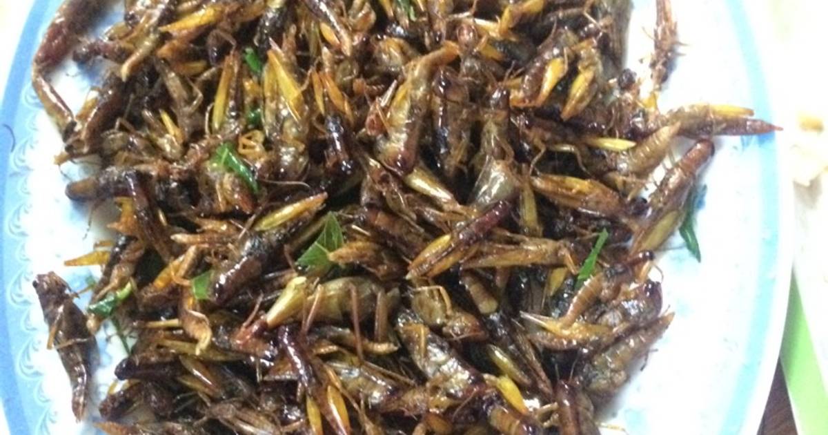 Cách chế biến châu chấu thành món rang thơm ngon, lạ miệng khó quên