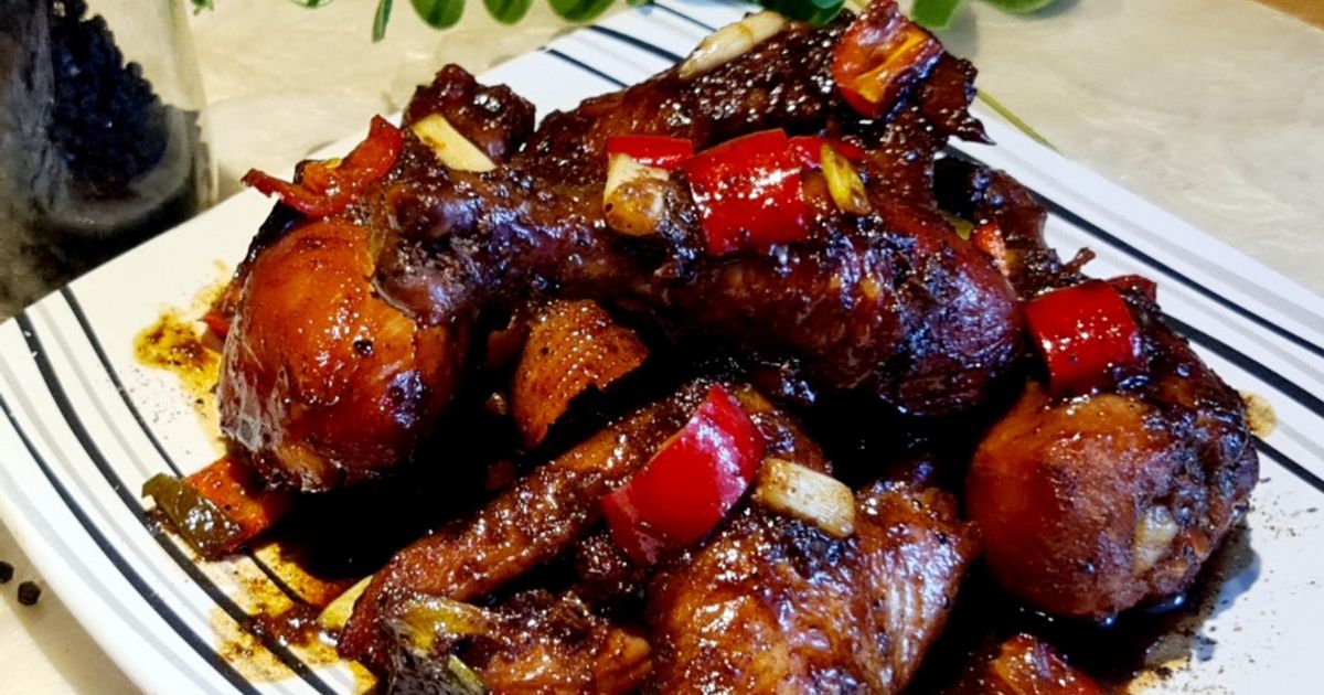 Resep Ayam Susu Nyemek Lada Hitam🍗🍽 oleh NingSaras - Cookpad